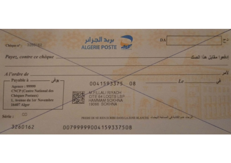 Cheque Barre 6027873 | PDF