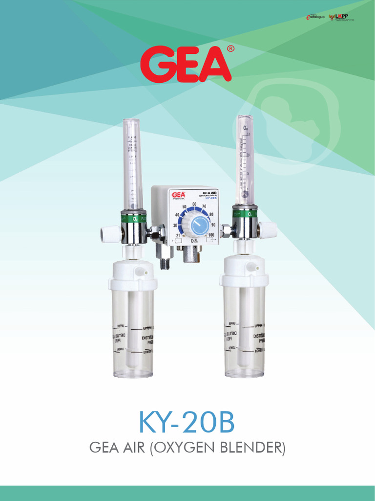 Gea Air (Oxygen Blender) | PDF | Oxygen | Neonatal Intensive Care Unit
