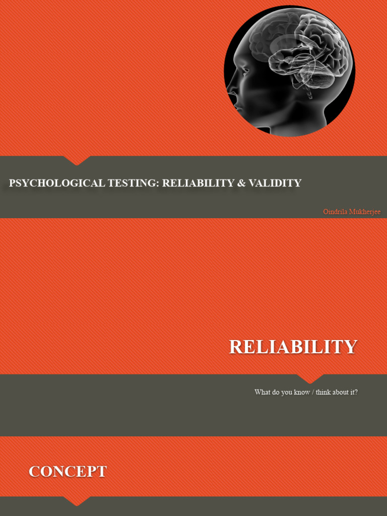 Reliability and Validity | PDF | Validity (Statistics) | Quantitative Research