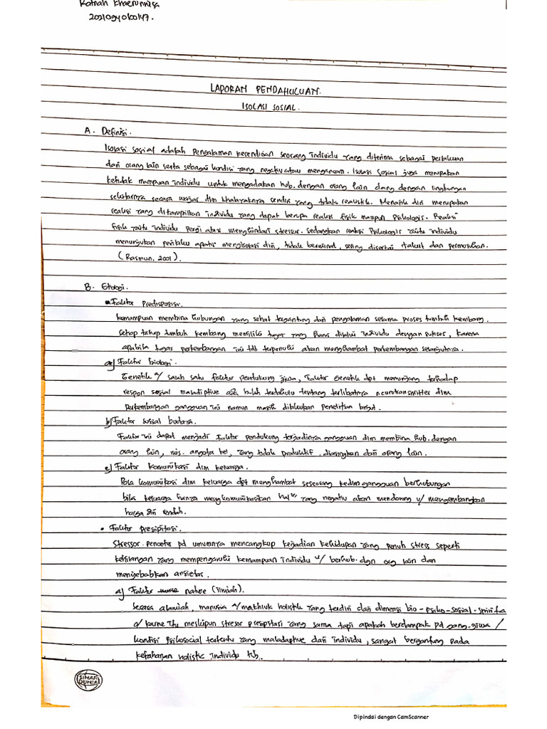 LP Isos Ratnah Khaerunnisa | PDF