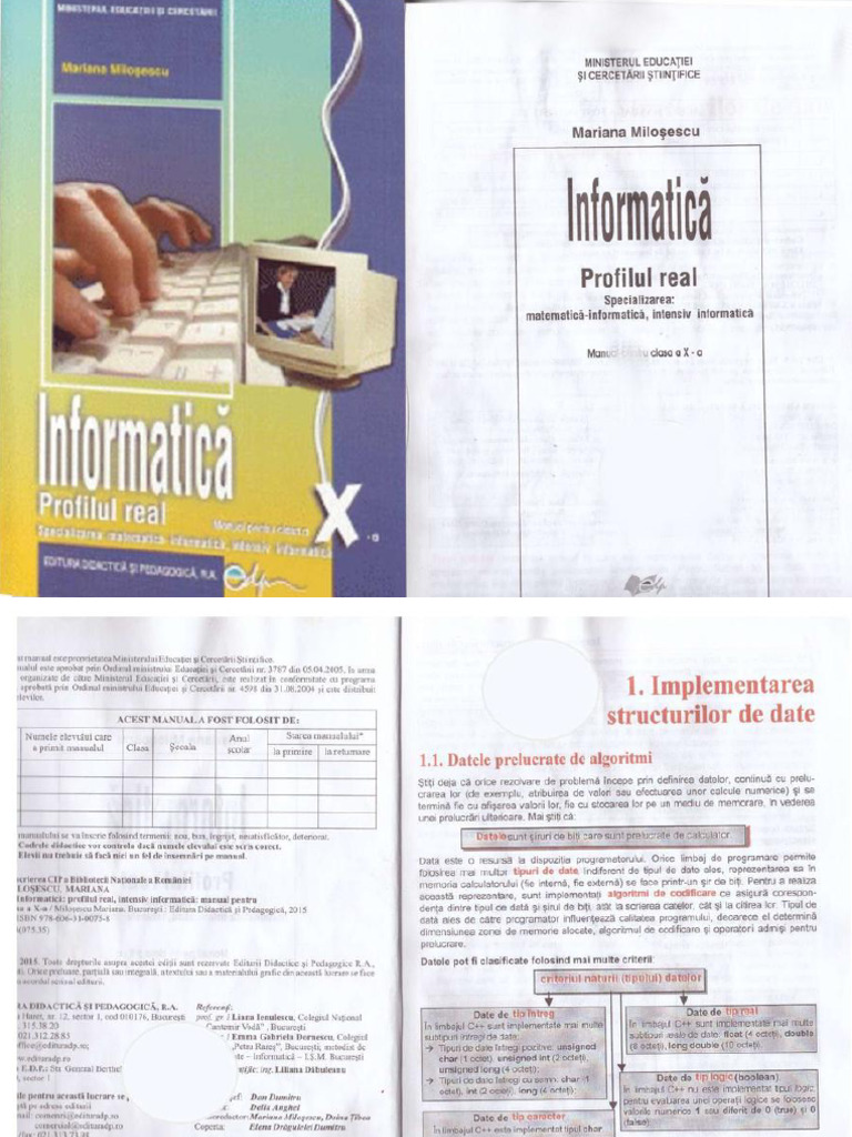 Manual Informatica X Milosescu Edp Manual Clasa 10 Informatica C ...