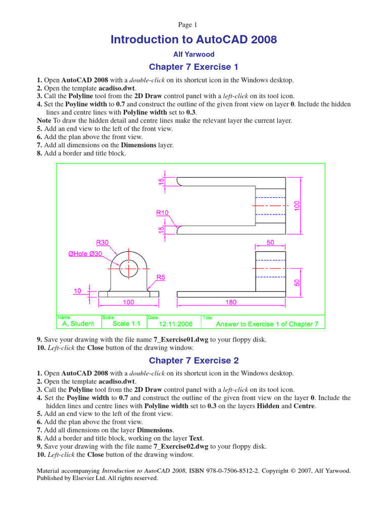 Solutions, - Additional - Exercises and Multiple-Choice - Ques | PDF | Icon (Computing) | Auto Cad