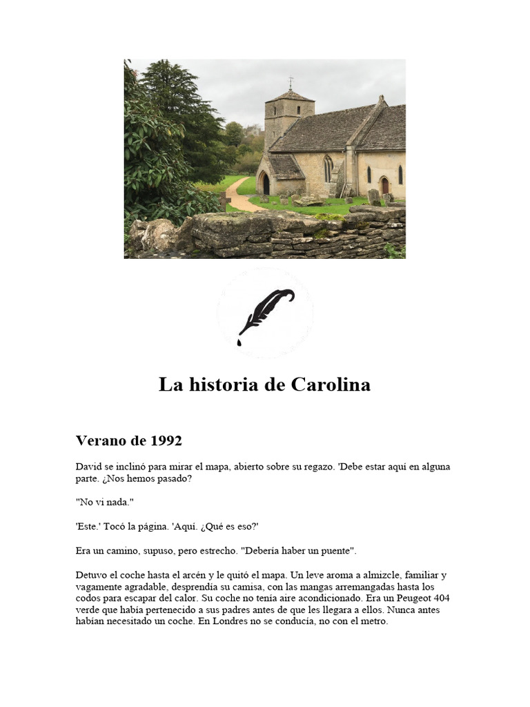La Historia De Carolina Traducida Pdf Escalera David