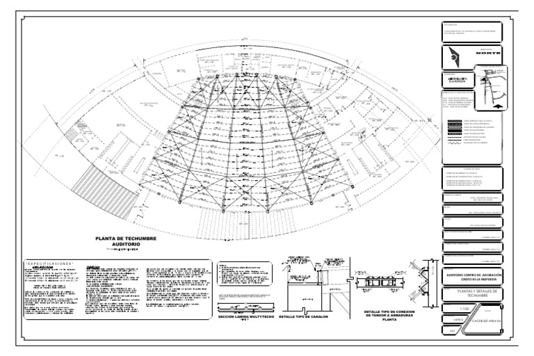 6 Plantas y Detalles de Techumbre | PDF