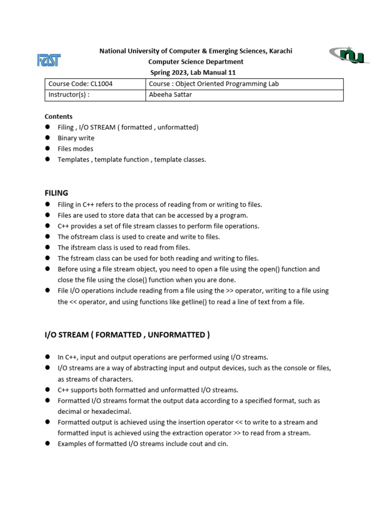 LAB 15 - Oop | Download Free PDF | Parameter (Computer Programming ... LAB 15 - Oop | Download Free PDF | Parameter (Computer Programming ...