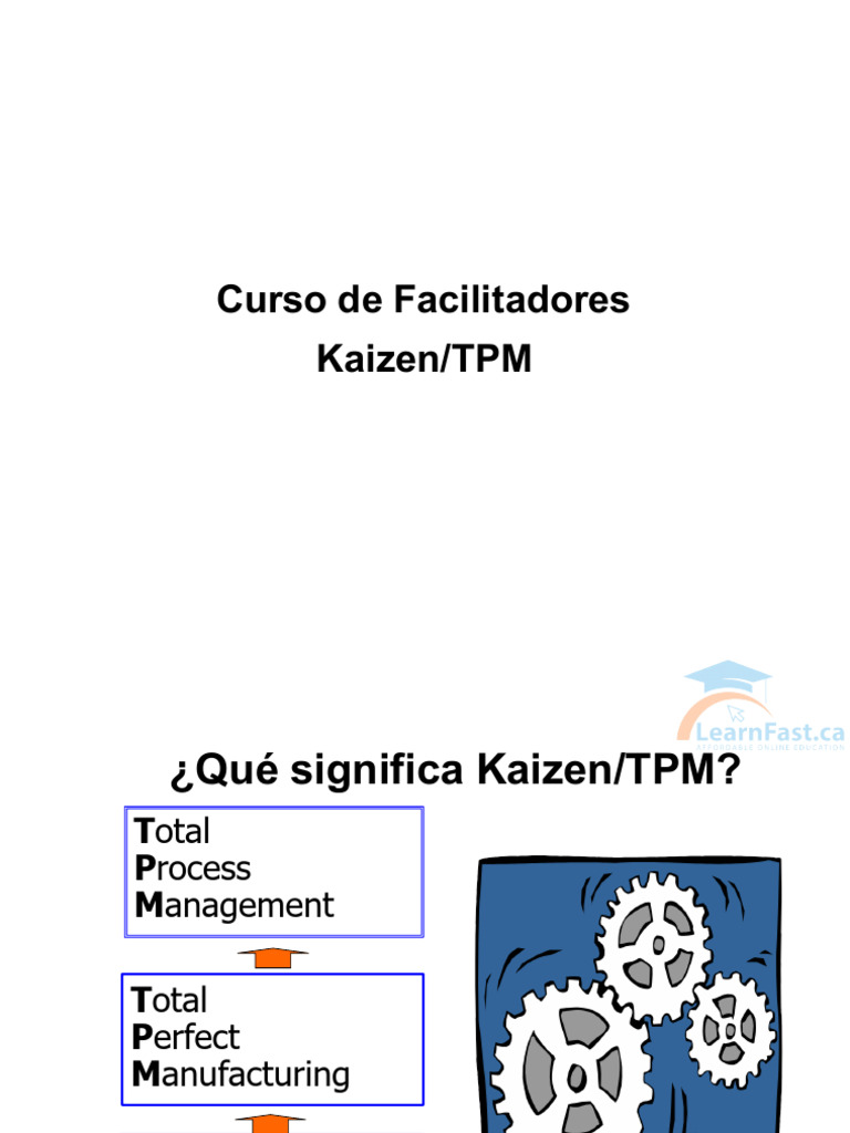 Curso de Facilitadores Kaizen/TPM | PDF | Business | Negocios económicos