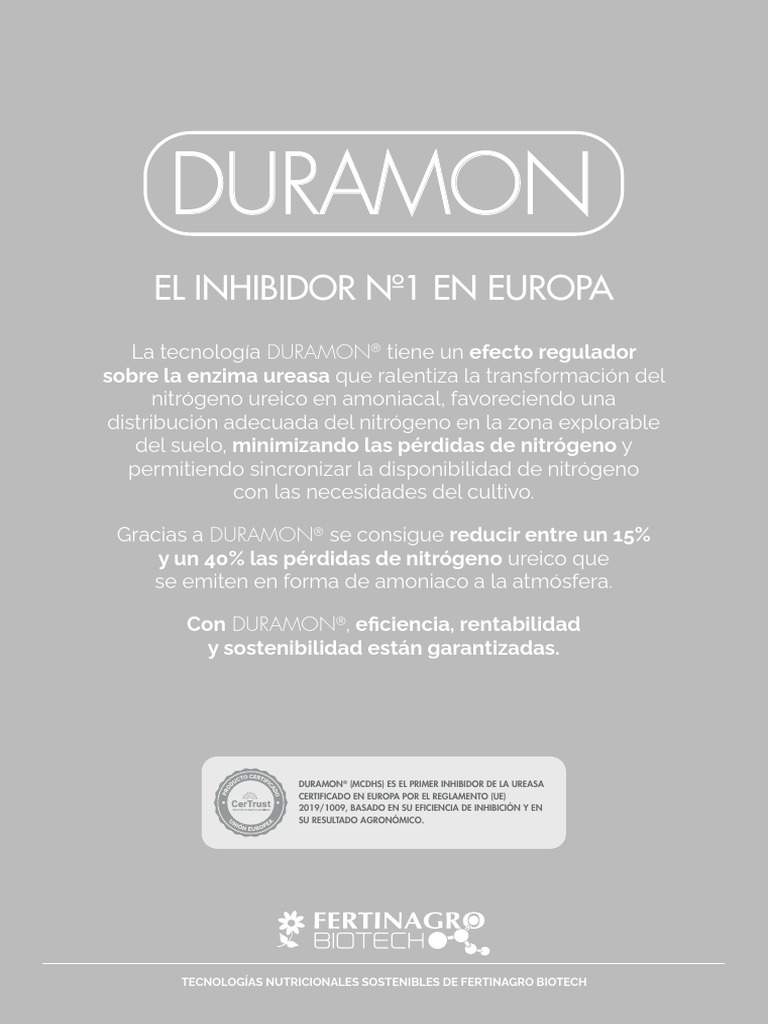 Infografia Tecnologia Duramon | PDF | Nitrógeno | Amoníaco