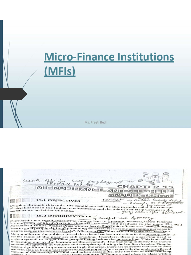 Mfi PDF | PDF | Microfinance | Financial Inclusion