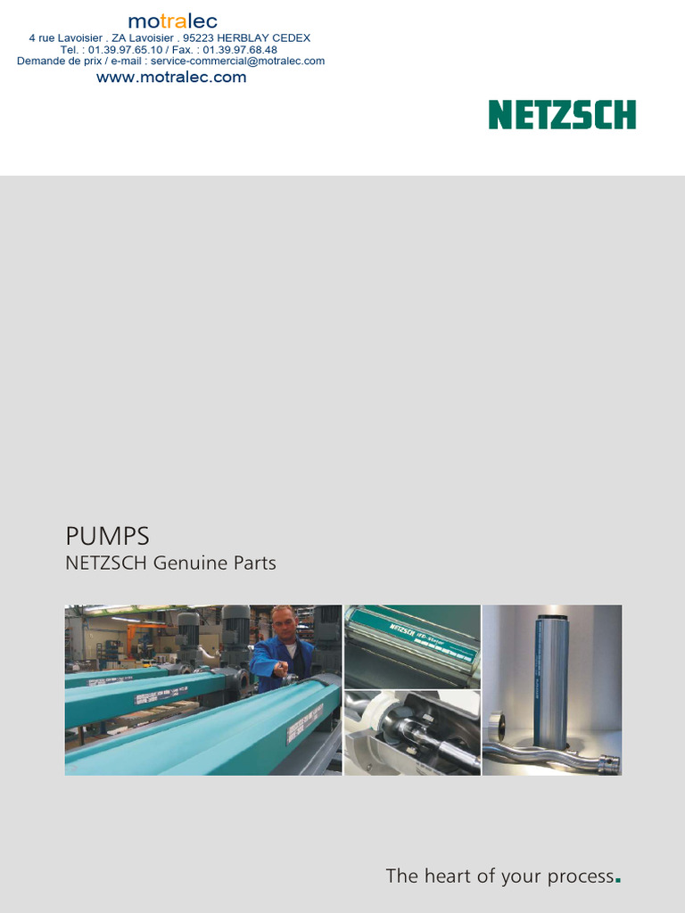 Netzsch Pumps | PDF | Pump | Manufactured Goods