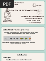 Reactia de Descompunere-Importanta Practica | PDF