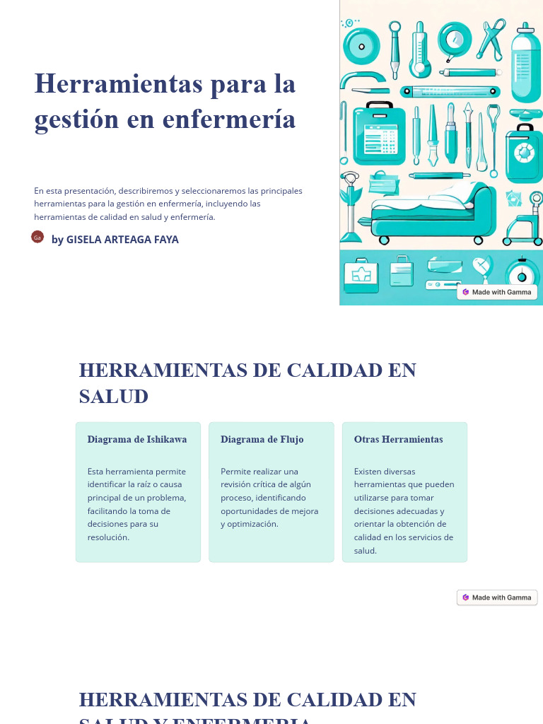 Herramientas-para-la-gestion-en-enfermeria (1) | Descargar gratis PDF | Enfermería