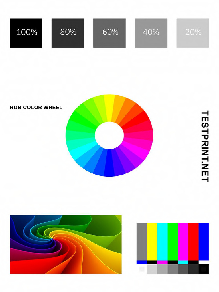 Testprint Testpage A5 Color | PDF