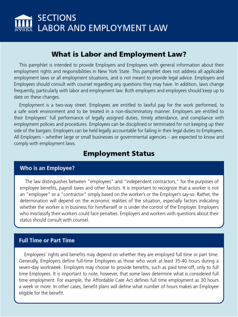 The-Layperson-Guide-Explaining-Employment-Laws_5-15-20 | PDF ...
