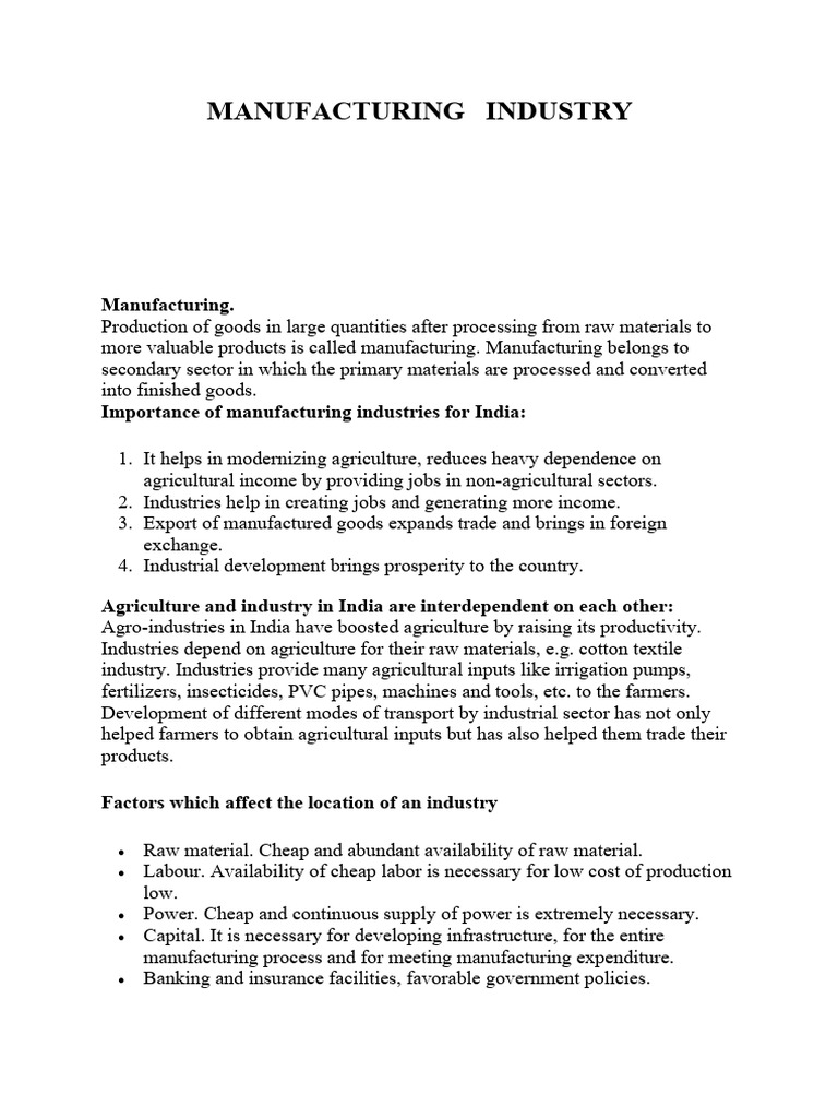 Manufacturing Industry | PDF | Particulates | Smoke
