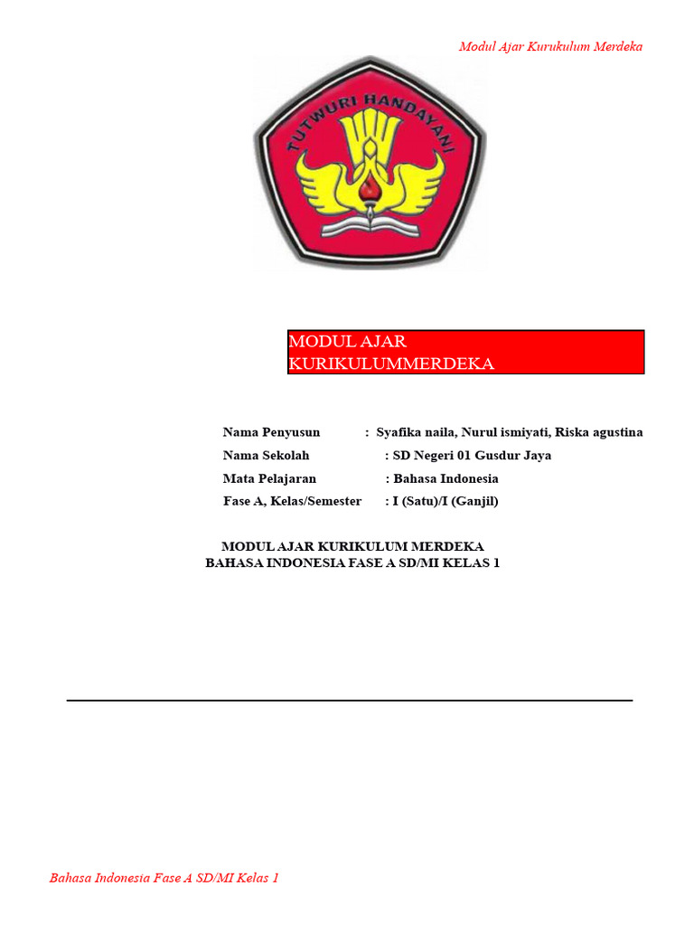 Modul Ajar Belum Fix | PDF