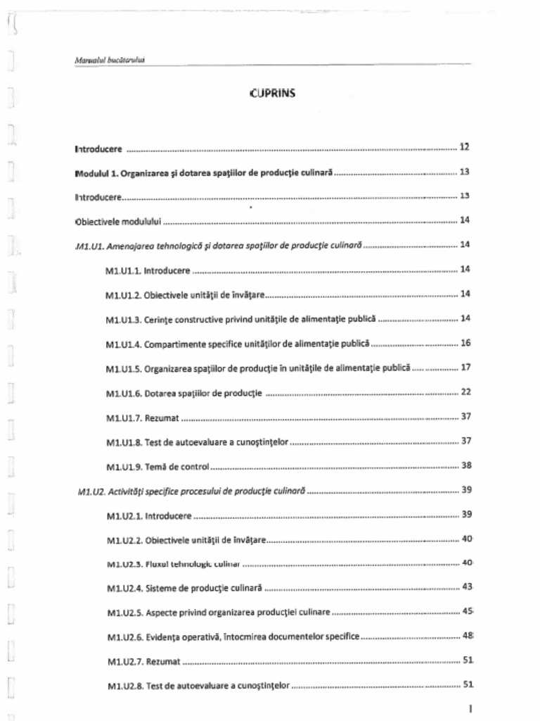 Suport Curs Bucătar | PDF