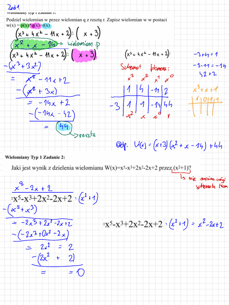 3. TABLICA - WIELOMIANY | PDF