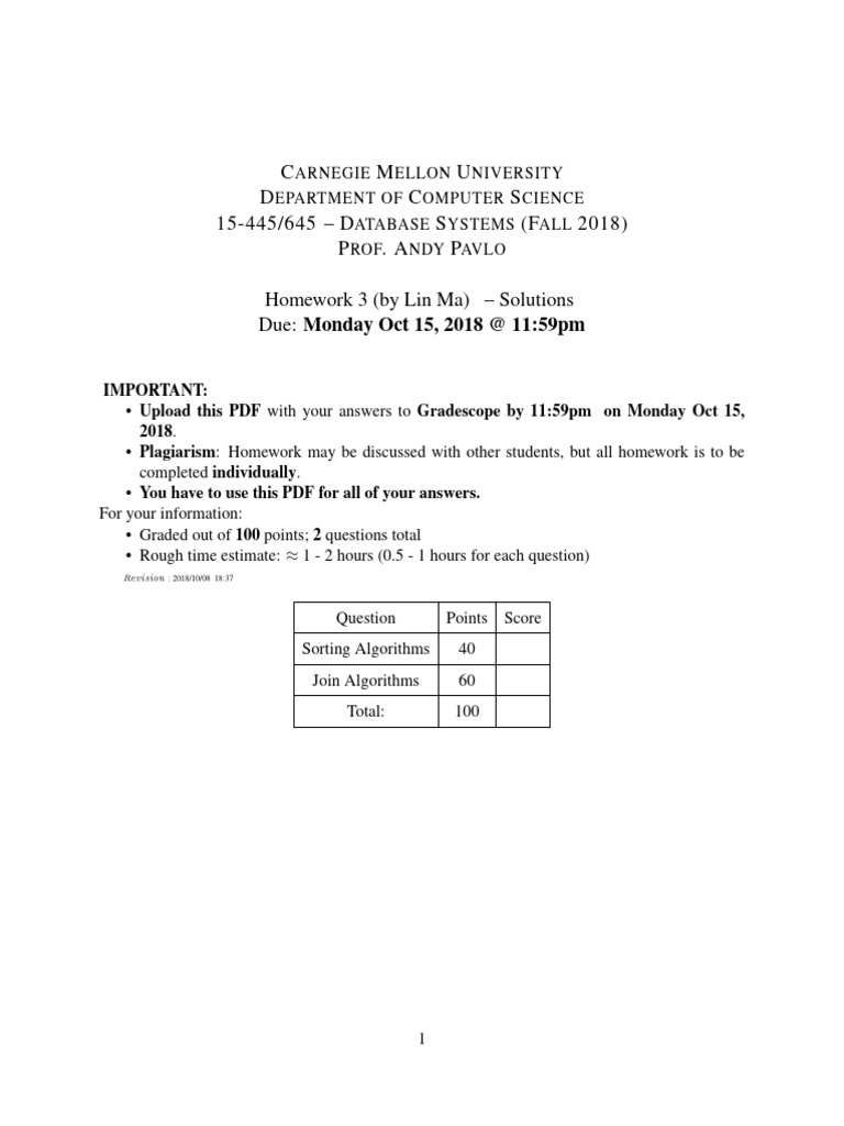 hw3-sols | PDF | Algorithms And Data Structures | Algorithms