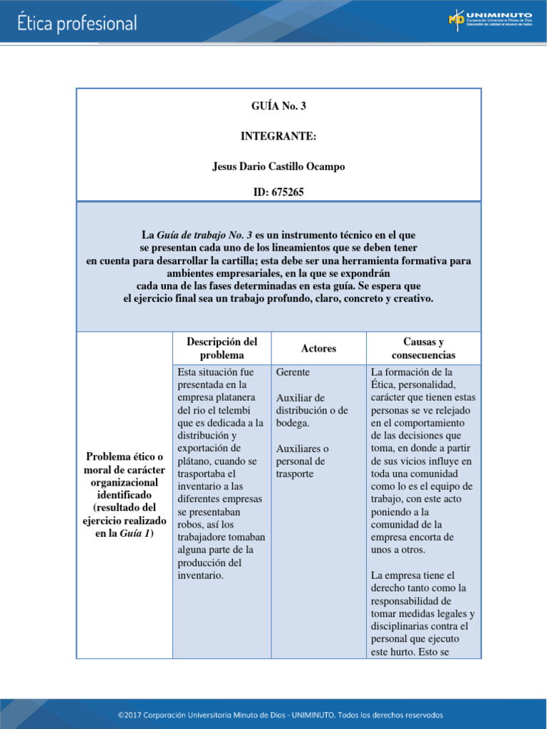 ETICA P ACT 8 | Descargar gratis PDF | Business | Moralidad