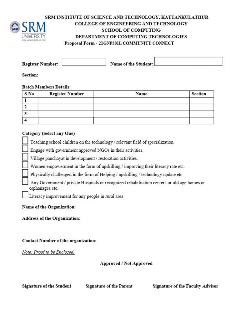 Proposal Template Community Contest | PDF