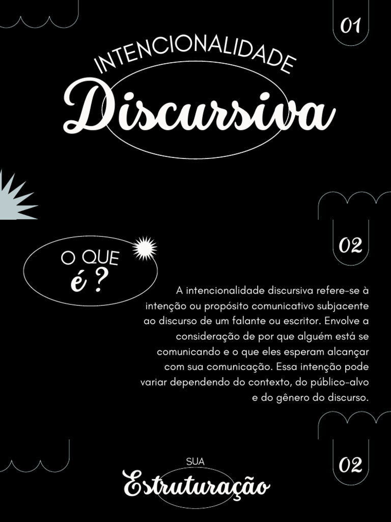 Intencionalidade Discursiva | PDF | Comunicação | Intenção