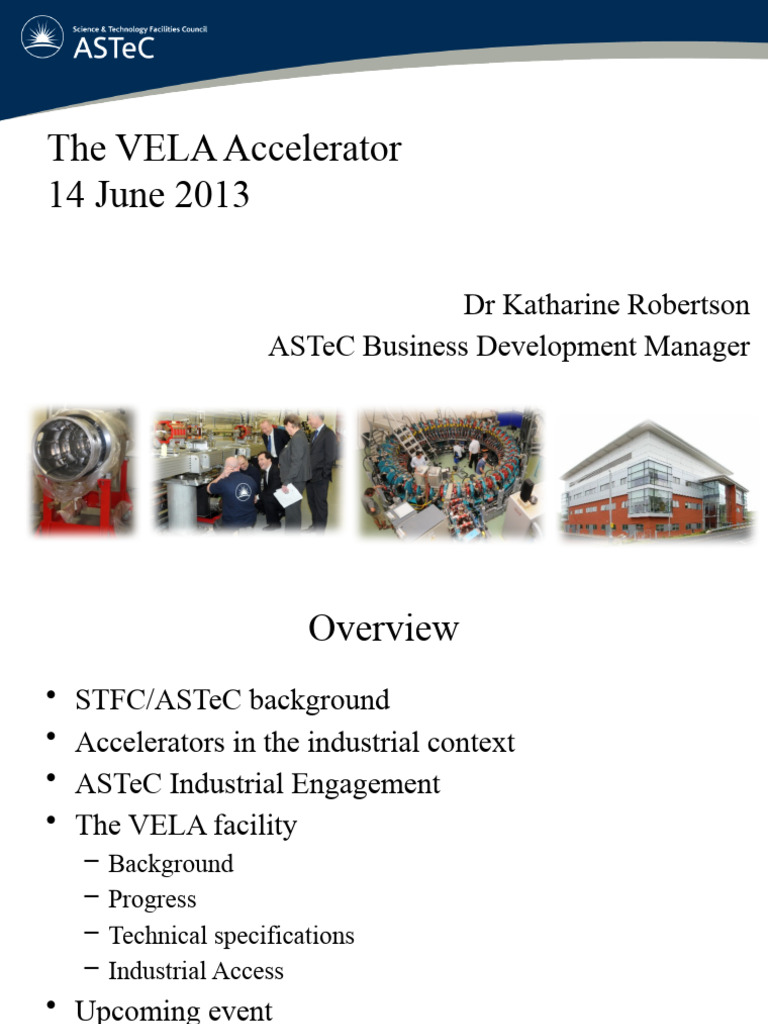 VELA Accelerator | PDF | Particle Accelerator | Electron