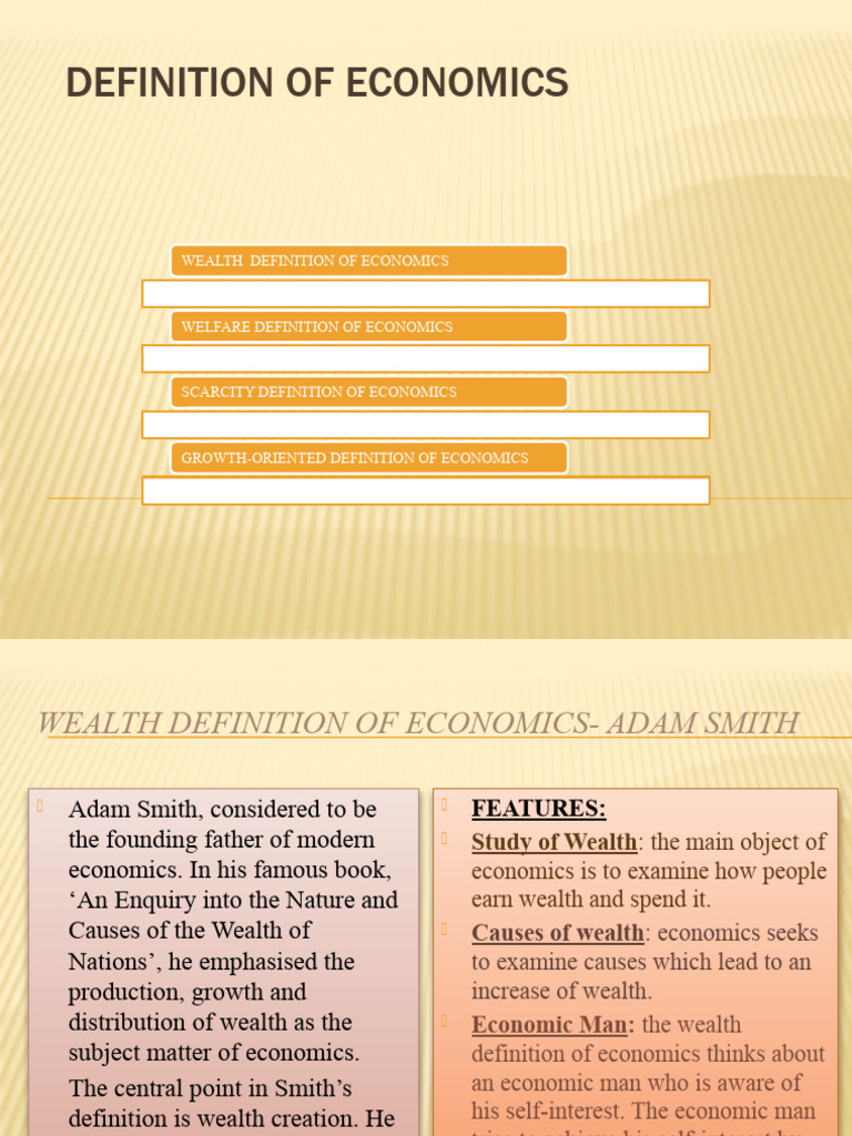 Chap 1 Definition of Economics | PDF | Economics | Macroeconomics