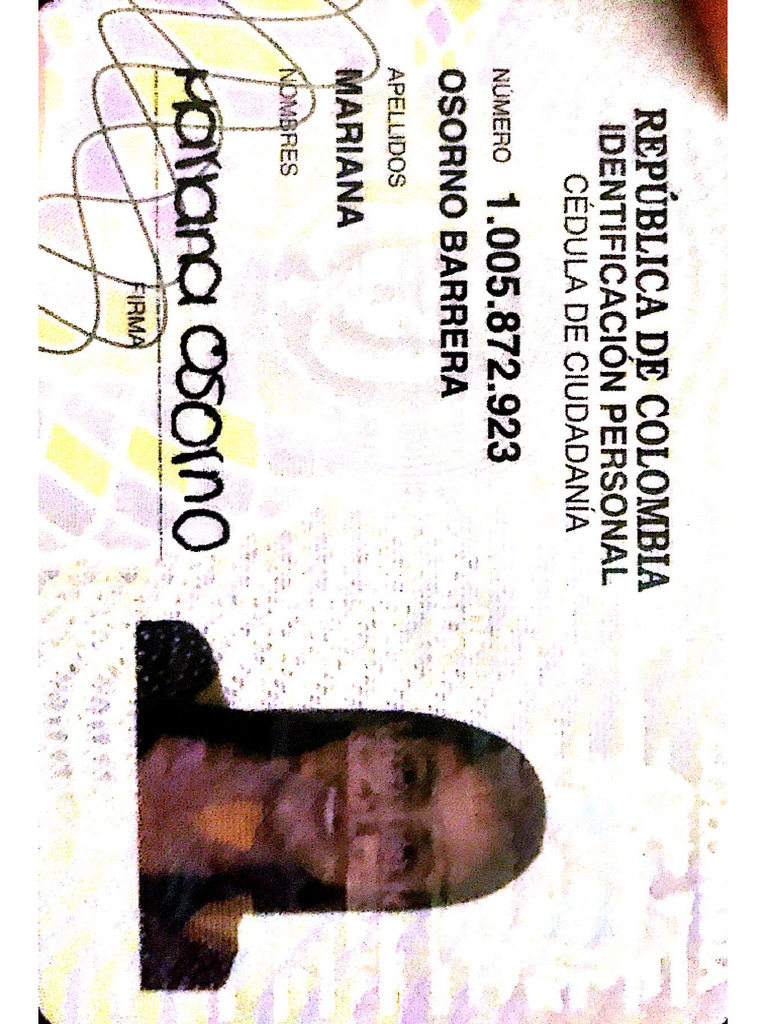 Cédula Maríana Osorno | PDF