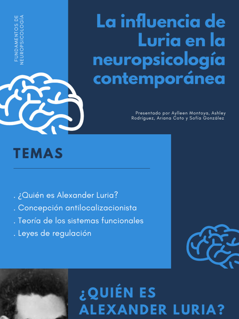 La Influencia de Luria en La Neuropsicología Contemporánea | PDF