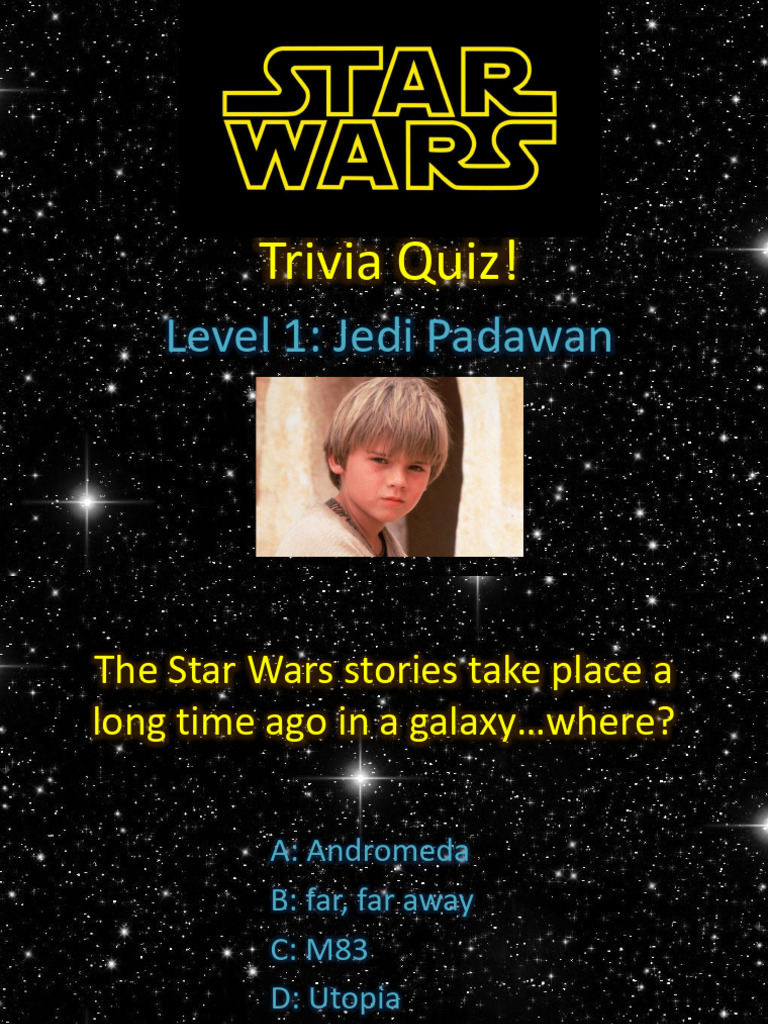 Star Wars Trivia Quiz | PDF | Jedi | Luke Skywalker
