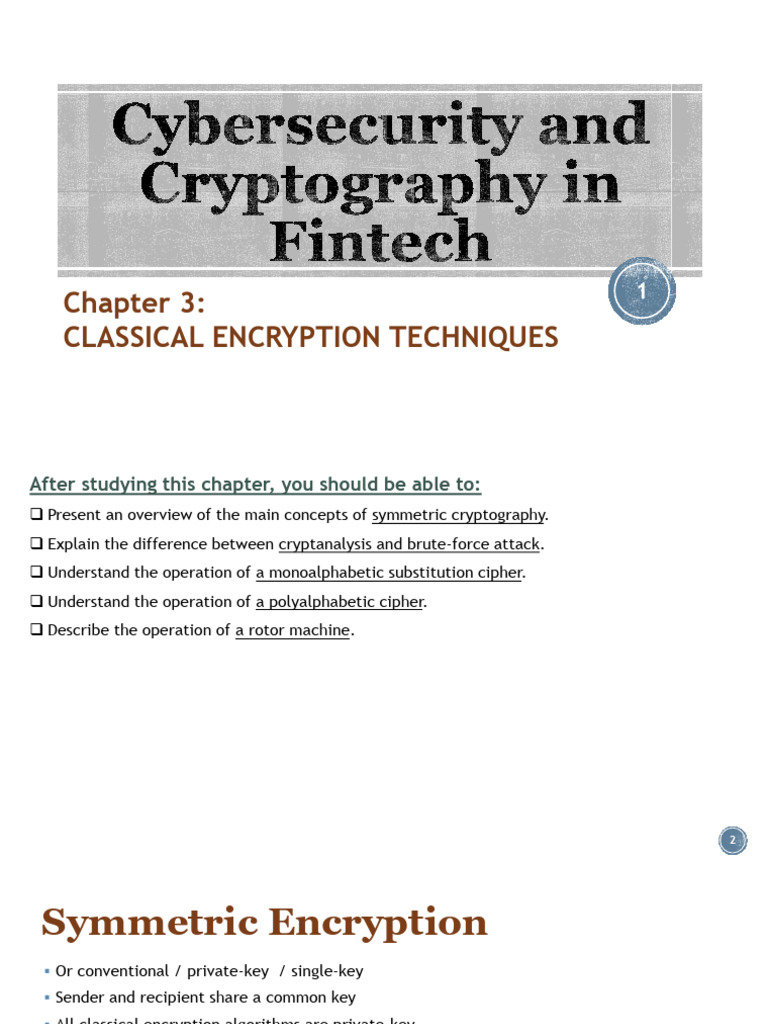 Lec 3 | Download Free PDF | Cryptography | Cryptanalysis