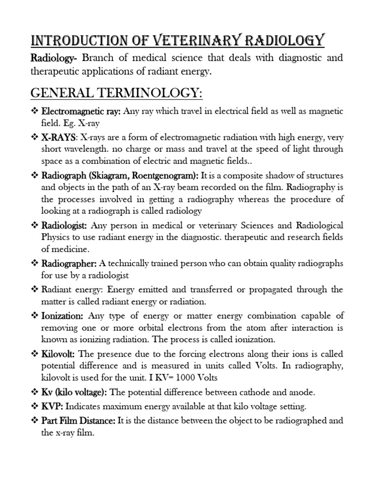 Radiology | PDF | X Ray | Radiography