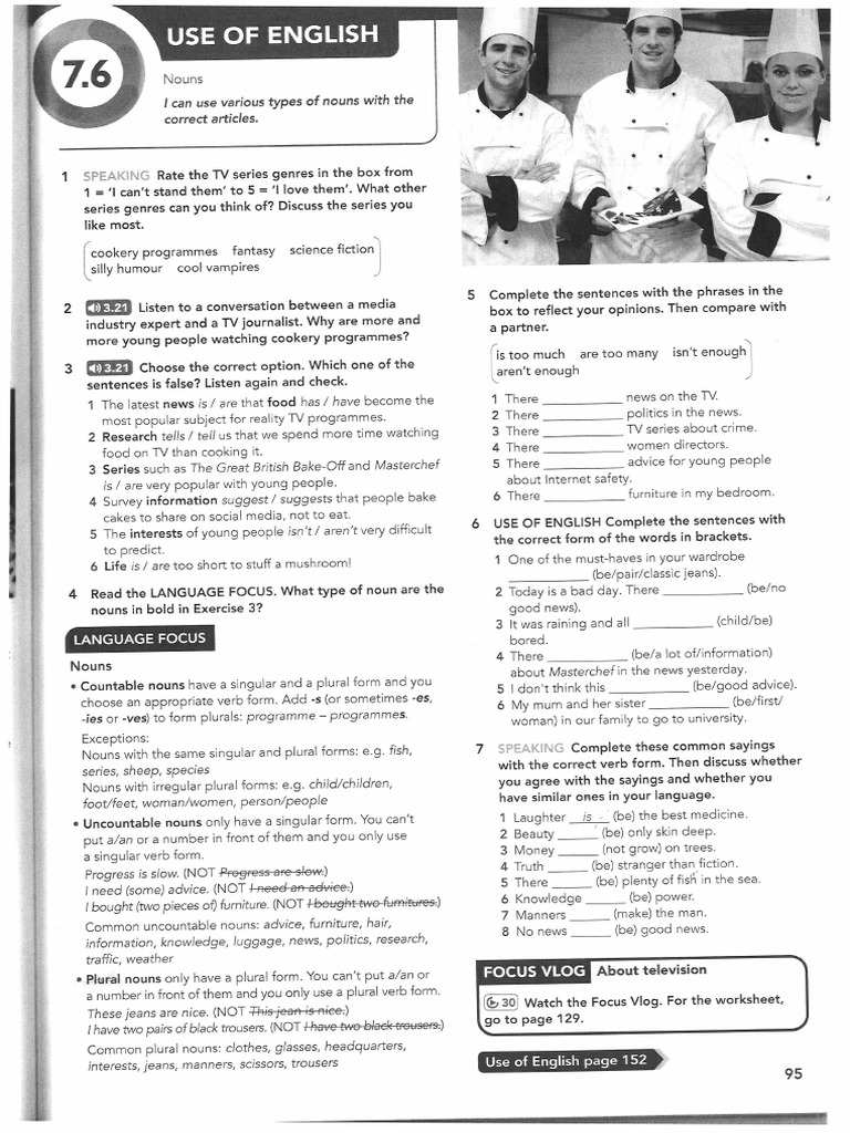 Unit 7. Nouns 3 | PDF