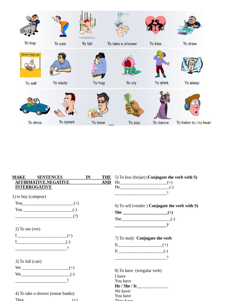 Simple Present Practice l4 | PDF | Language Arts & Discipline