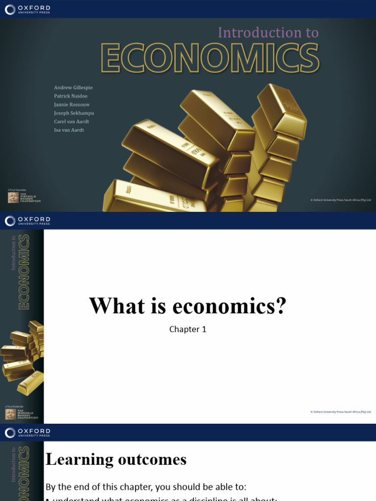Chapter 1 Gillespie Powerpoint | PDF | Economics | Consumption (Economics)