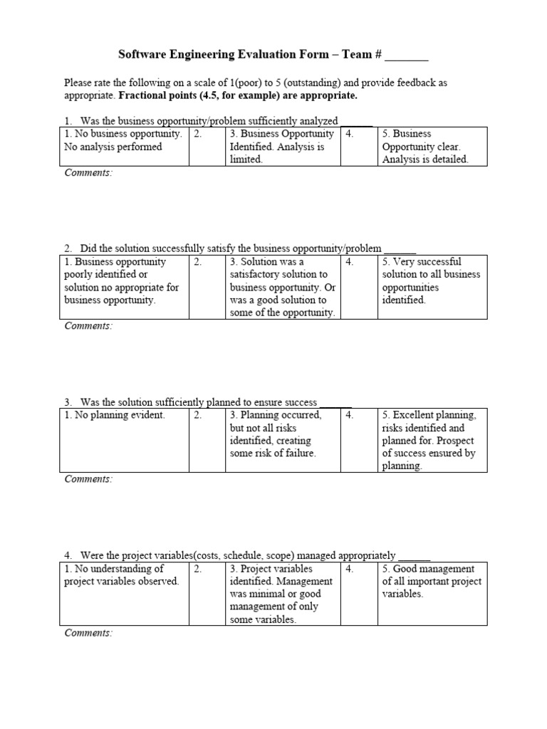 Evaluation Form 2022 | PDF | Risk | Engineering
