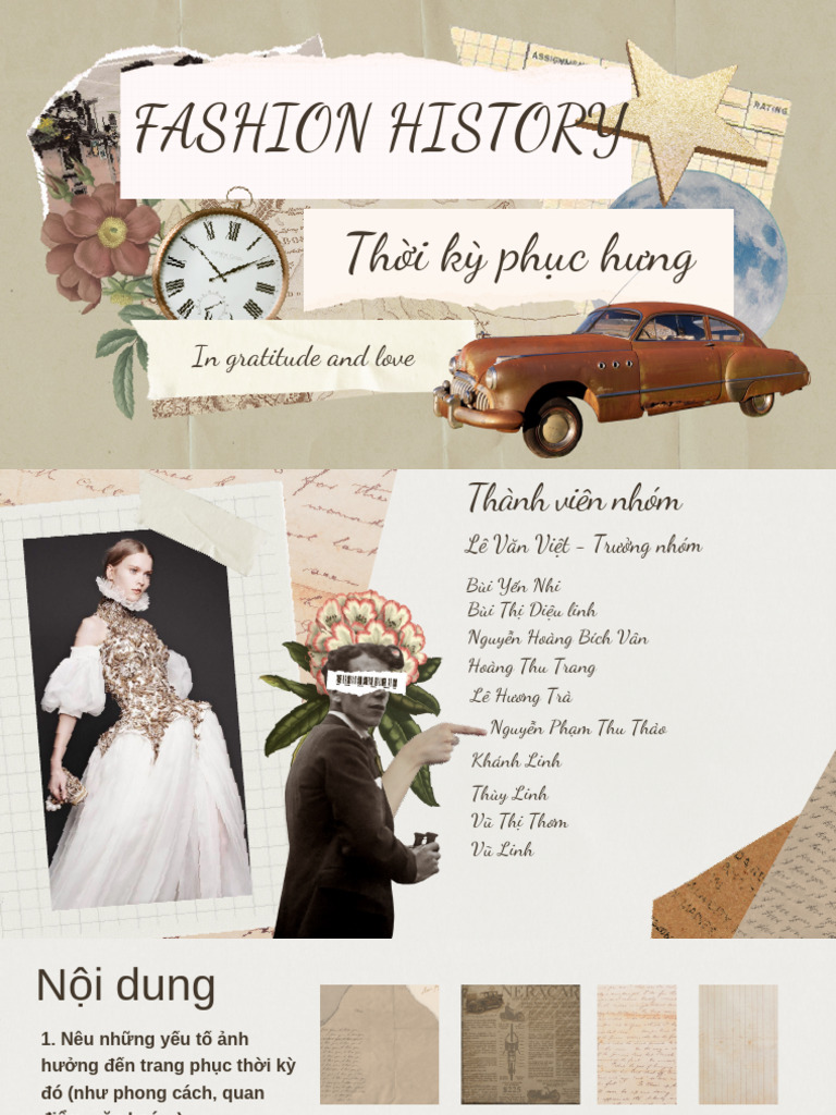 LSTT.Thời kì phục hưng.Nhóm 001 | PDF