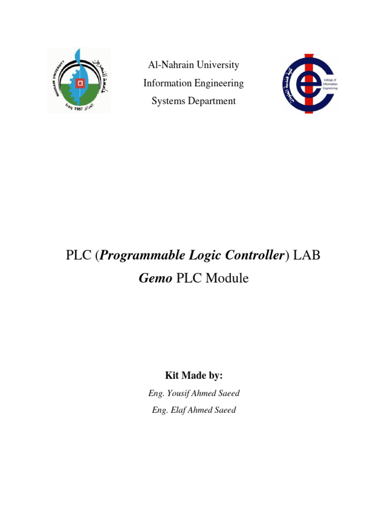 PLC Sheet | Download Free PDF | Programmable Logic Controller ...