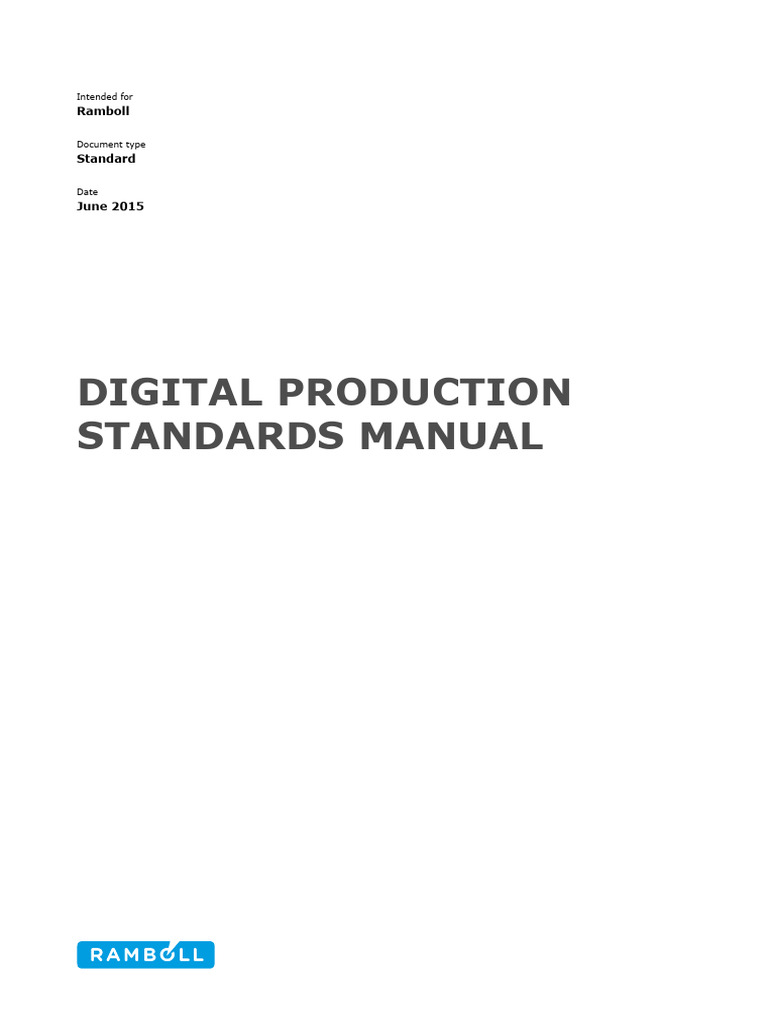 Digital Production Standards Manual | PDF | Building Information ...
