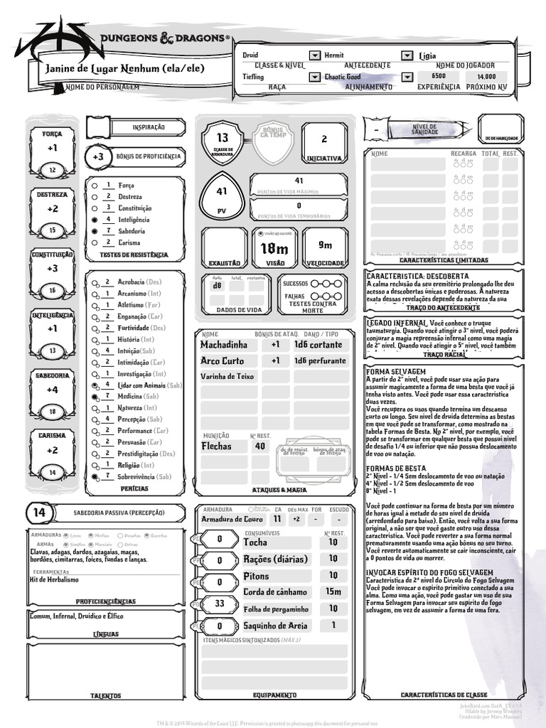 DD Ficha Alternativa Automatica | PDF