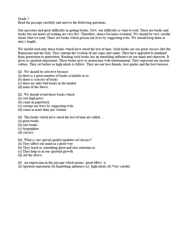 Worksheet 7 Eng | PDF