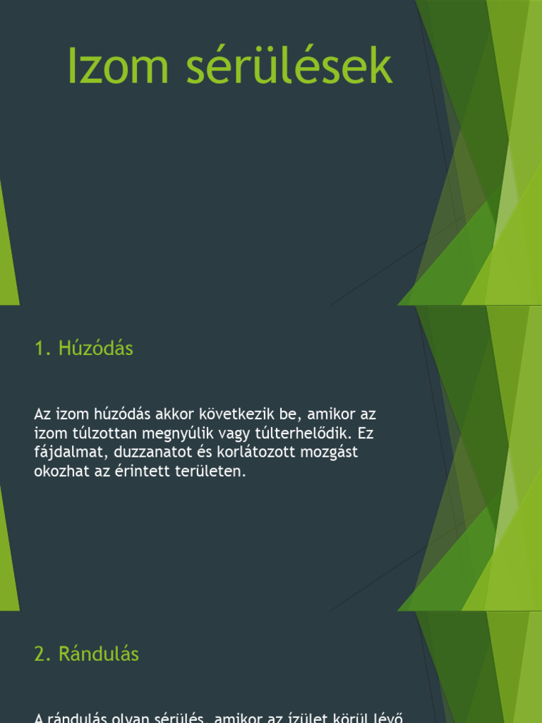 Izom Sérülések | PDF
