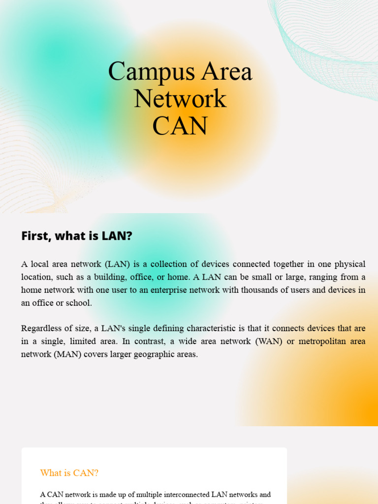 Campus Area Network | PDF | Computer Network | Local Area Network