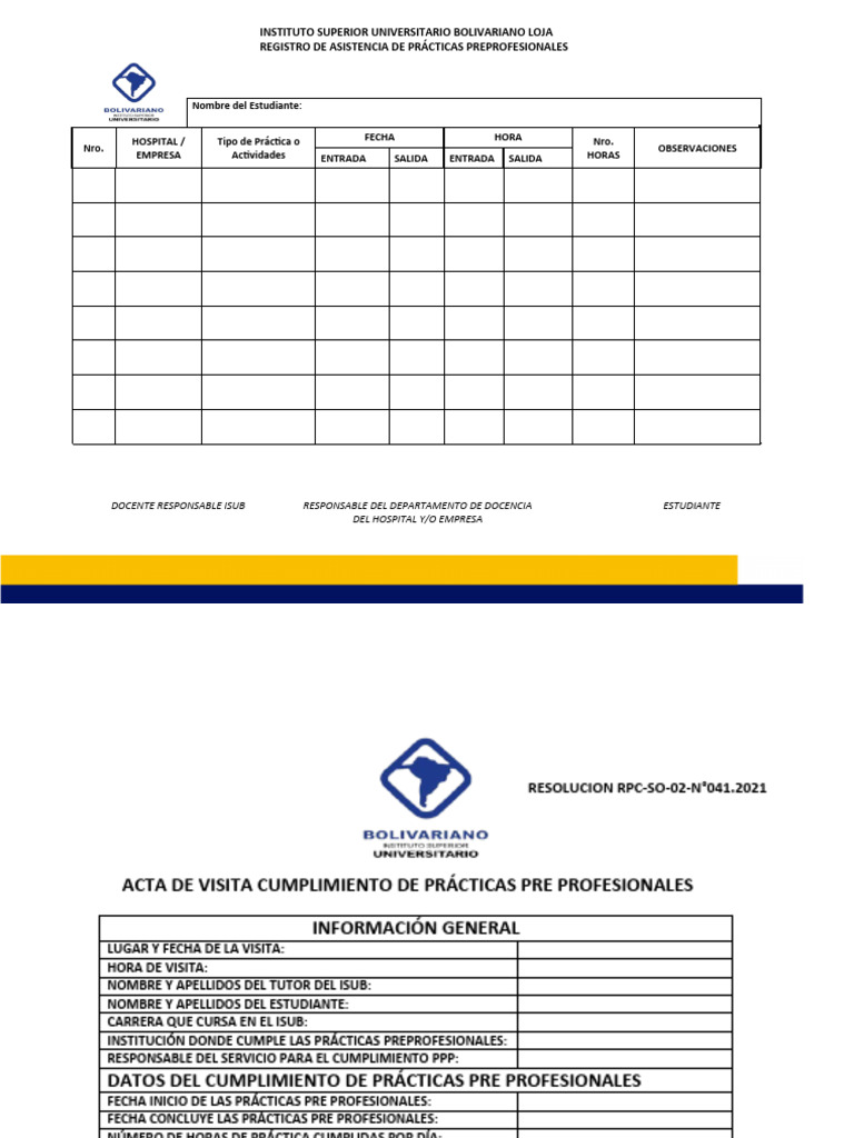 Formularios PPP 2023 | PDF | Evaluación