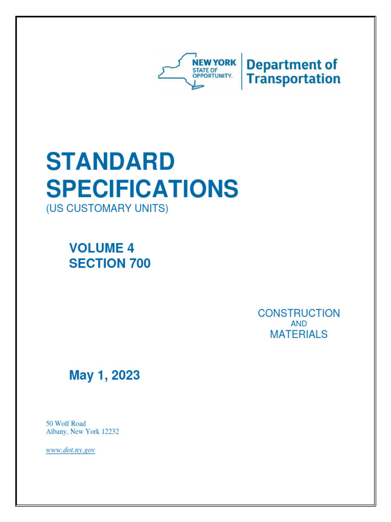 2023 5 Specs Usc Vol4 | PDF | Concrete | Pipe (Fluid Conveyance)