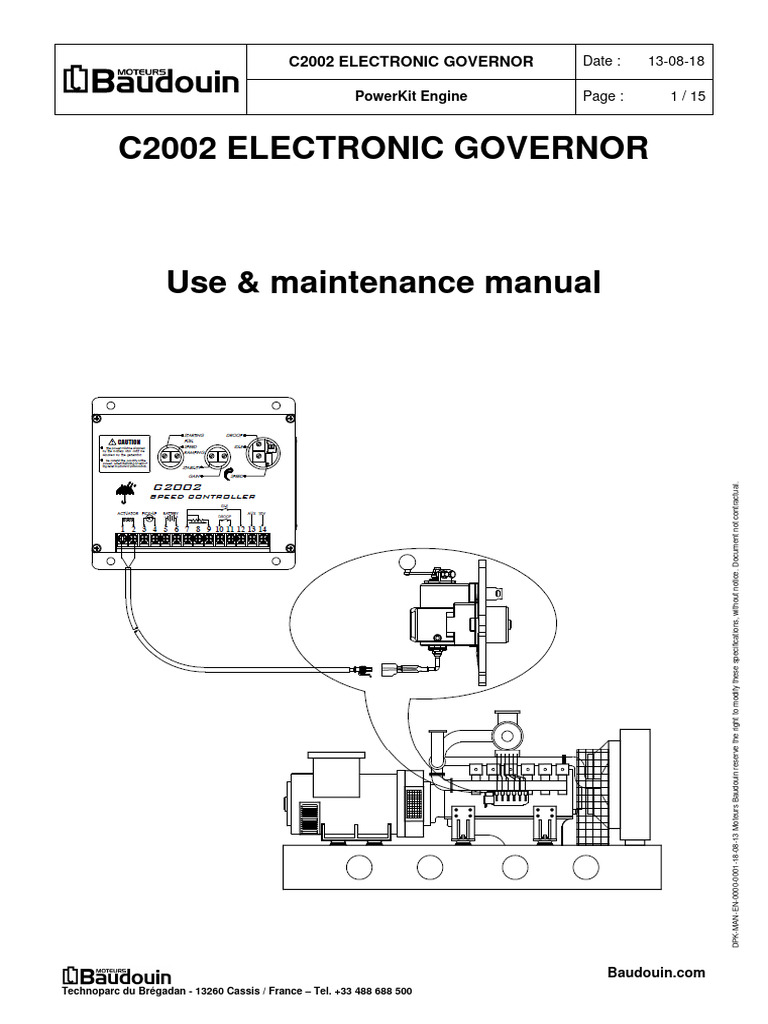 C2002 - Speed Governor Manual-2018-08-13 | PDF | Diesel Engine | Engines