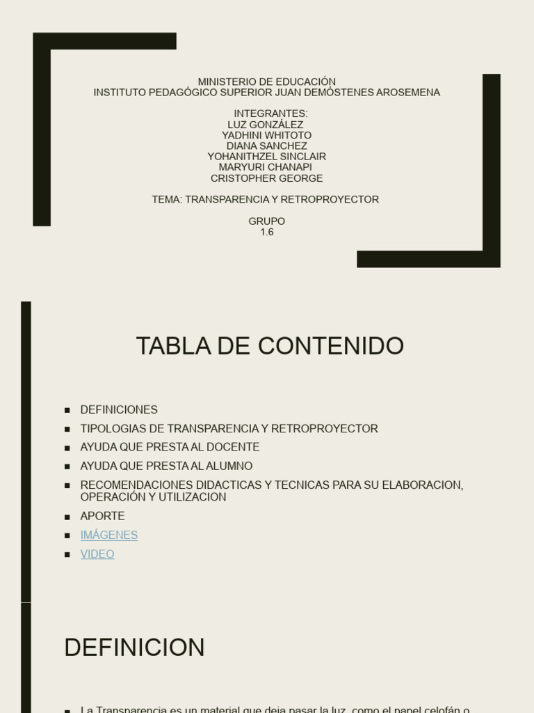 Uso Educativo de Retroproyectores | PDF | Aprendizaje | Cognición