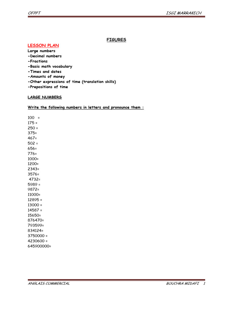 FIGURES | PDF | Arithmetic | Mathematics