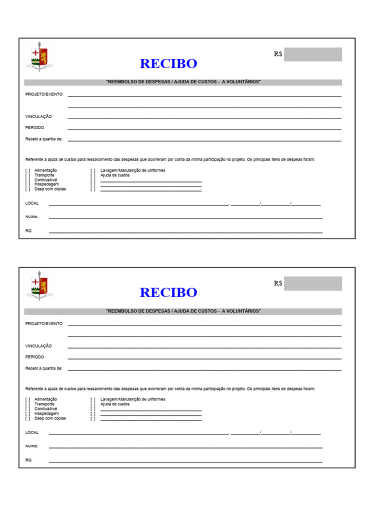 Reibo Pra Imprimir | PDF