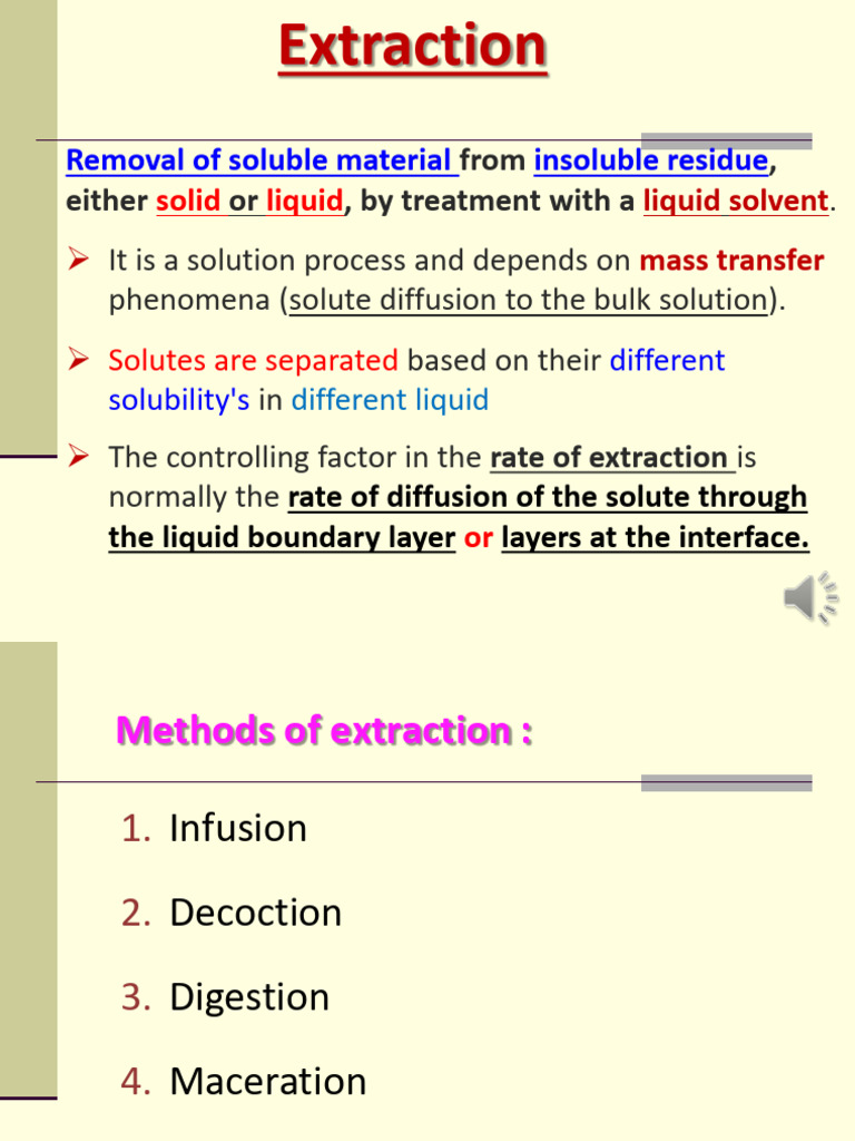 Extraction 2 Lectures | Download Free PDF | Solubility | Liquids